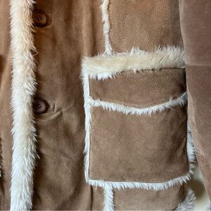 LAWLESS | Jackets & Coats | Vintage Leather Cowboy Coat With Faux Fur ...